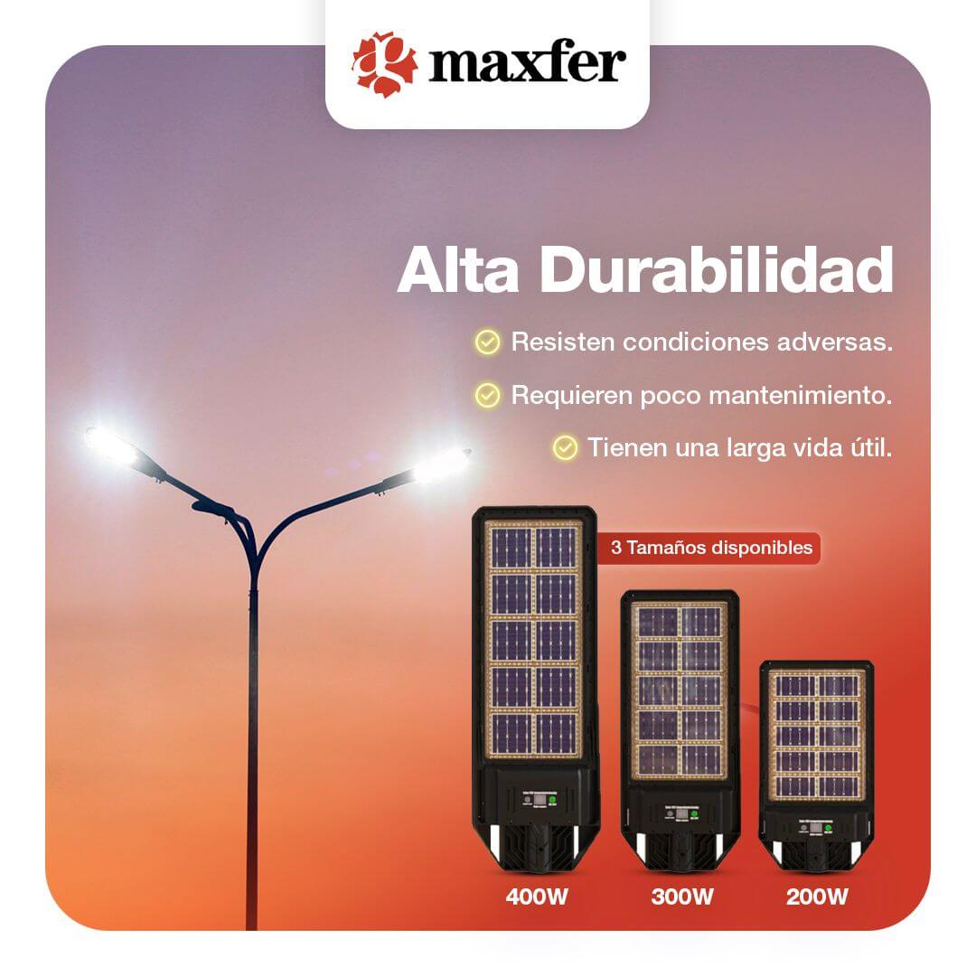 Iluminación solar exterior para hoteles - Maxfer